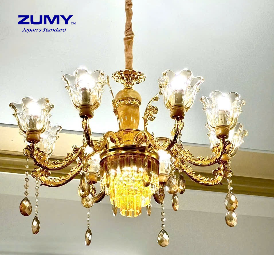 Bộ sen tay thân đồng, tay đồng ZUMY ZH003 - Zumy